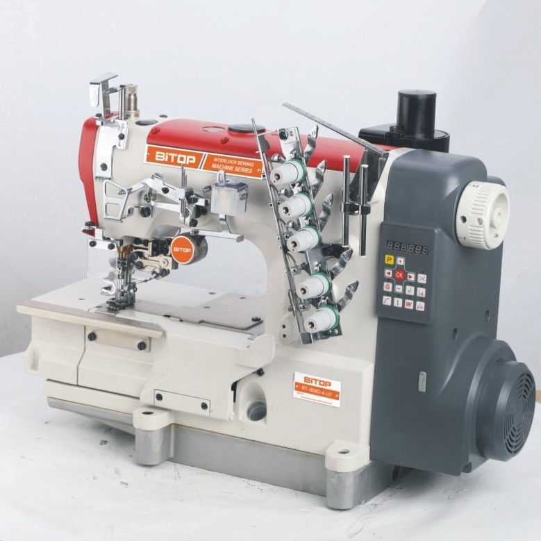 BT-858D-4-UT flatlock sewing machine interlock underwear making machine ...