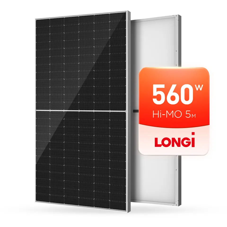 Longi 410W Solar Panels 530W 550W Solar Panel 182 Bifacial Solar Panel ...