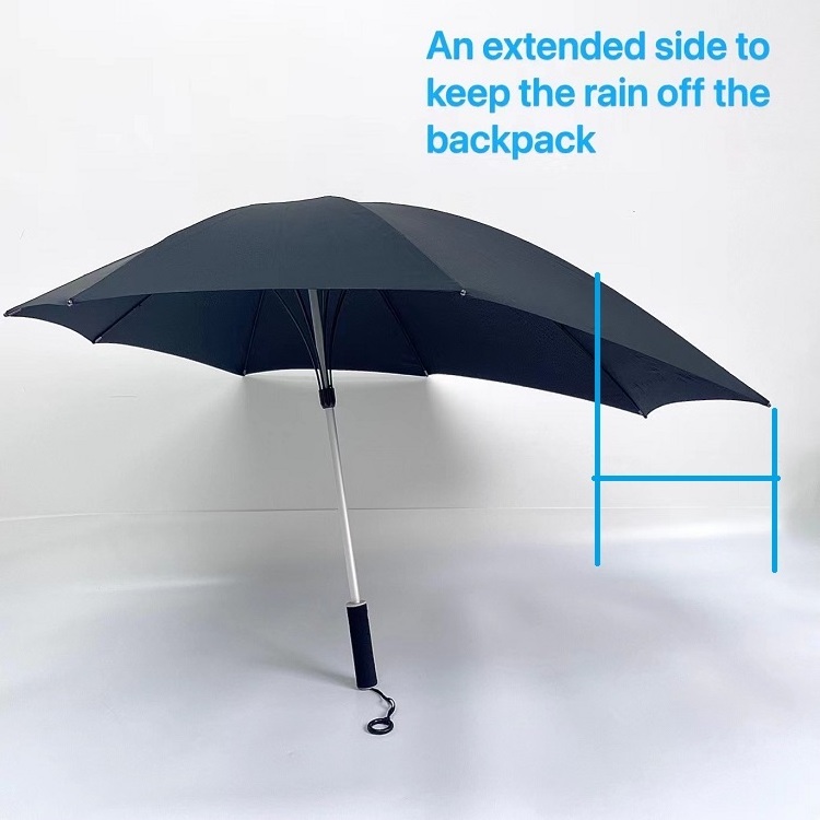 23 Inch Irregular Shape Backpack Umbrella Semi-automatic Auto and Close ...