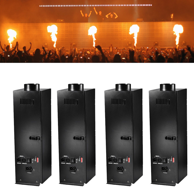 DMX 200w power stage effect fire flame machine flame projector for ...