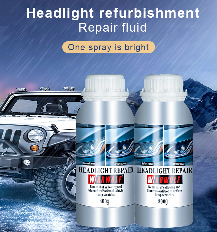 car headlight cleaner repair liquid fluid headlight polish coating ...