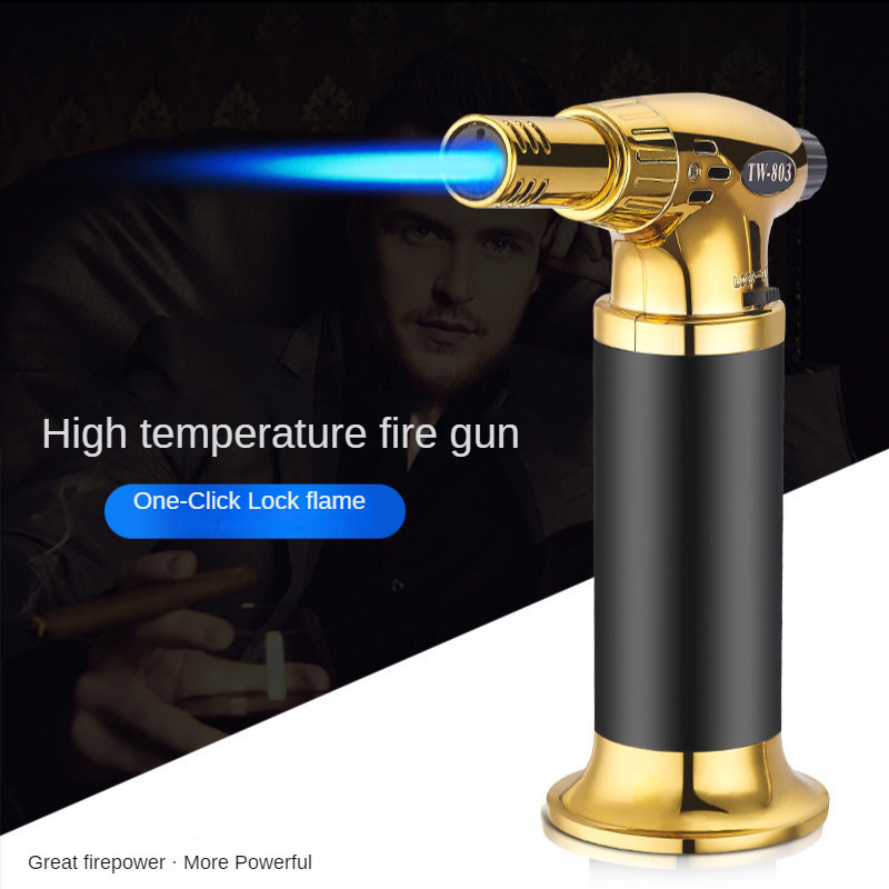 Wholesale Cheap Flamethrower BBQ Kitchen Big Color Flame Butane Jet ...