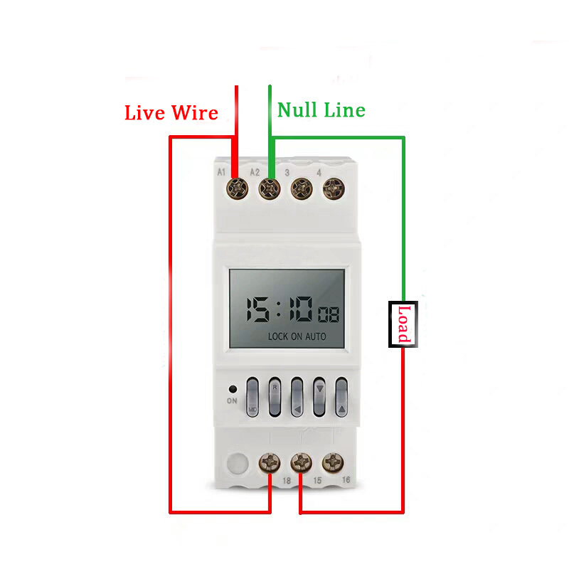 NKG-5 Cycle Countdown Programmable Timer Switch School Bell Control ...