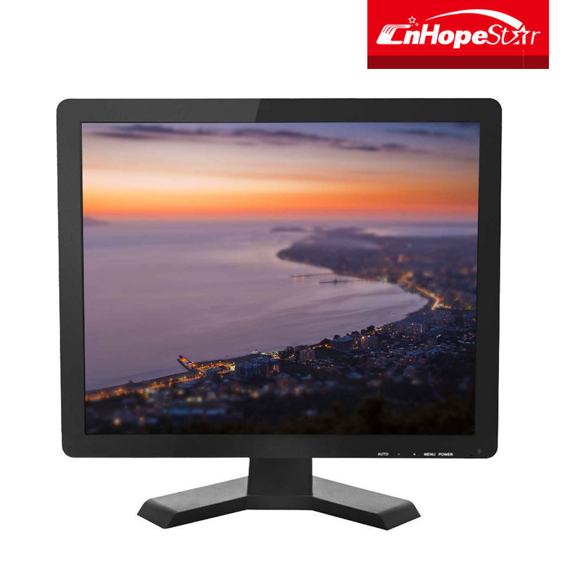 12V wholesale 17 inch TFT LCD monitor cctv lcd monitor with VGA USB AV ...