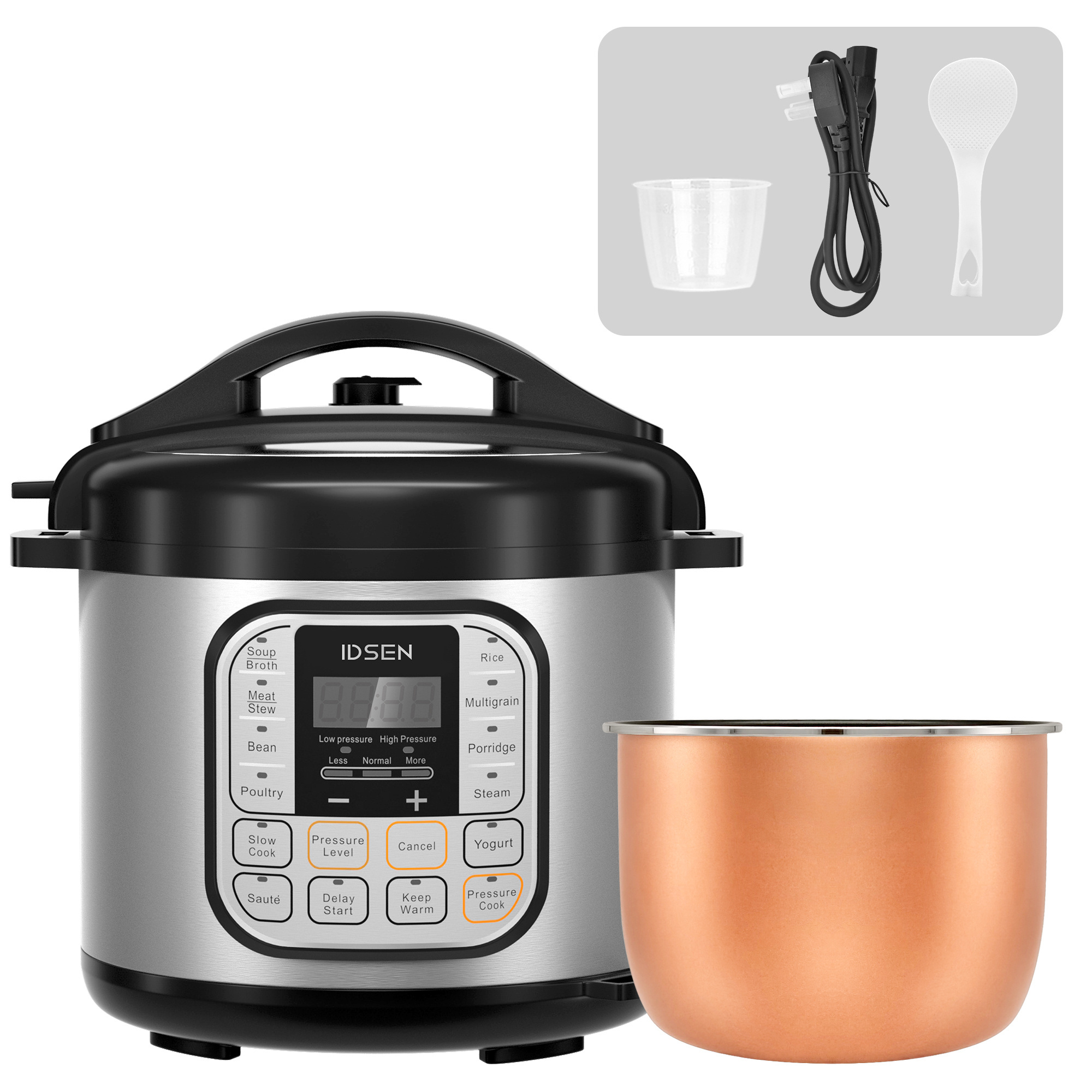 HY-06 5L/6L 7 in 1 Multi Cooker Multi Functional Electric Pressure ...