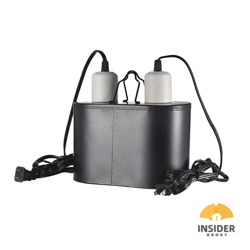 Reptile Light Fixture Deep Dome Dual Lamp Fixture | Bestsuppliers.com