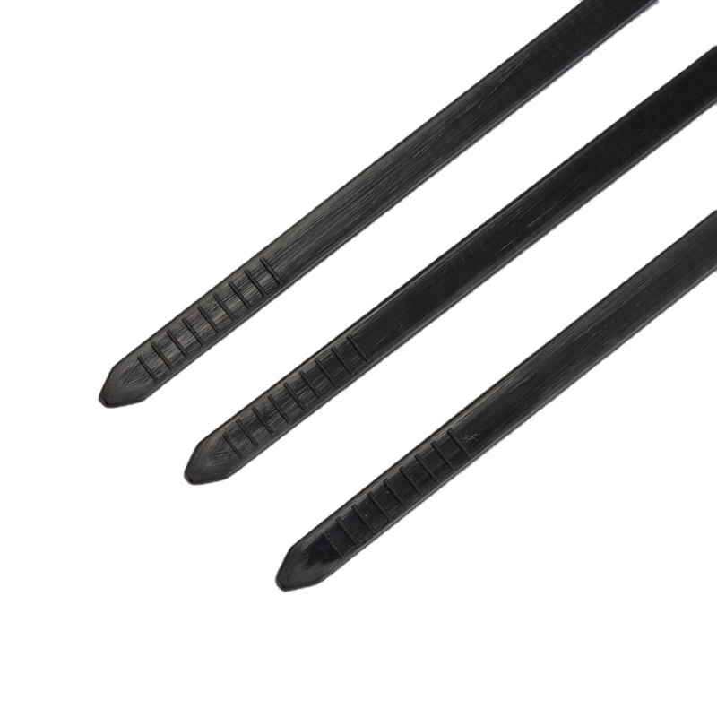 100 PCS/Bag Wire Fixing Black Nylon 66 Cable Zip Ties Self Locking ...