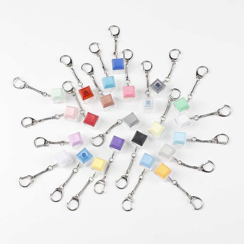 Mechanical Keyboard Tactile Keycap Switch Tester Keychain Keyboard ...