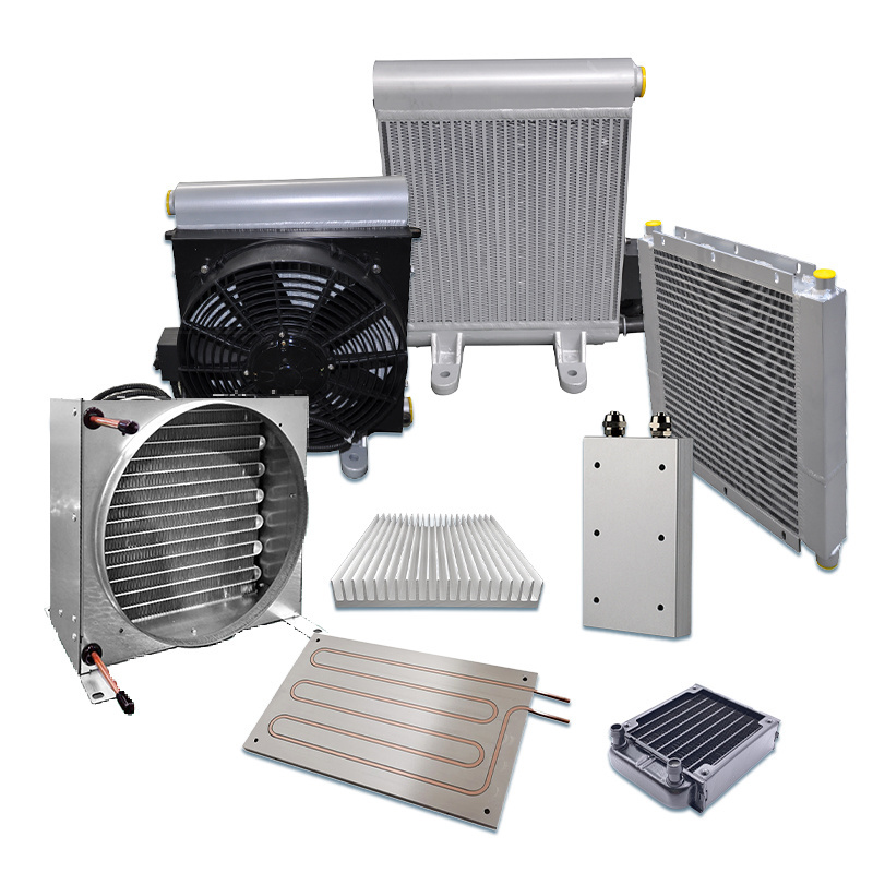 OEM Aluminum Hydraulic Oil Aftercooler Oil-Air Air Cooler for ...