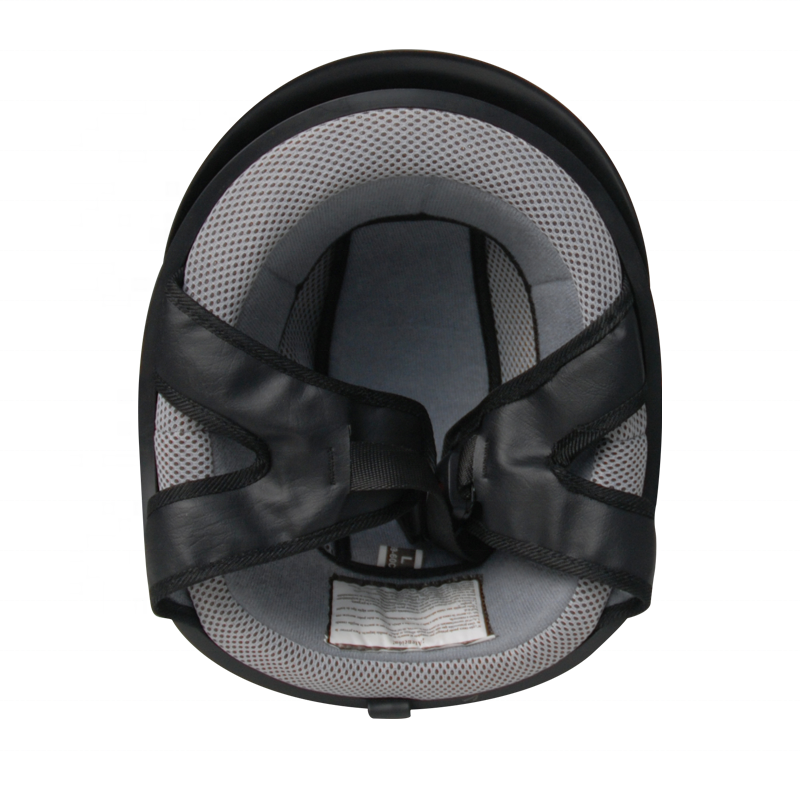 ABS Motorcycle Dot Certified Matte Black Half Face Helmet Chopper ...