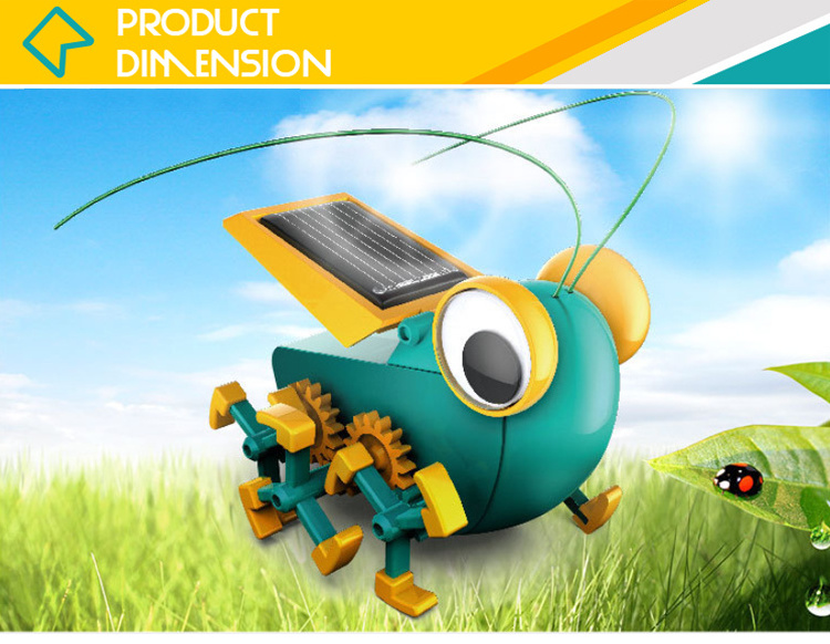 Cricket insect walking kids intelligent smart toys robot solar ...