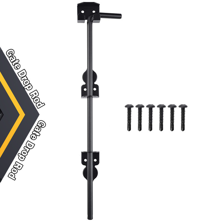 wood gate drop rod fence holding gate 18 inch cane bolt dropping heavy ...