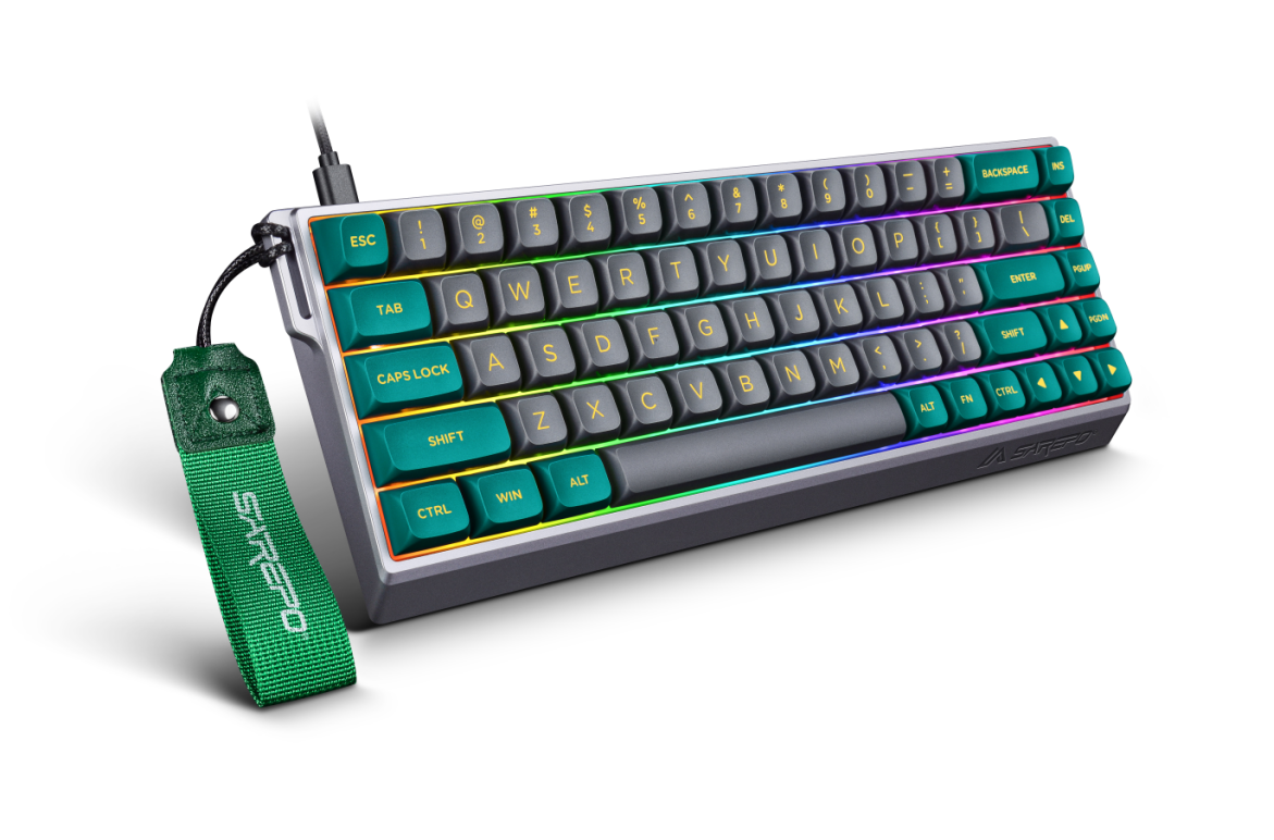 Magnetic switches with software 68 Keys Aluminum CNC Body for PC Gamer ...