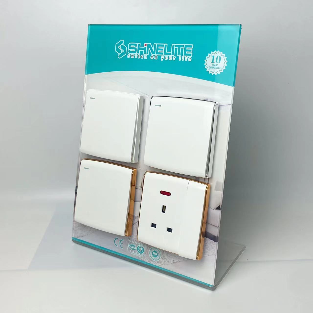 Shinelite Electrical Wall Switch and Socket 20A 1 Gang Double Pole ...