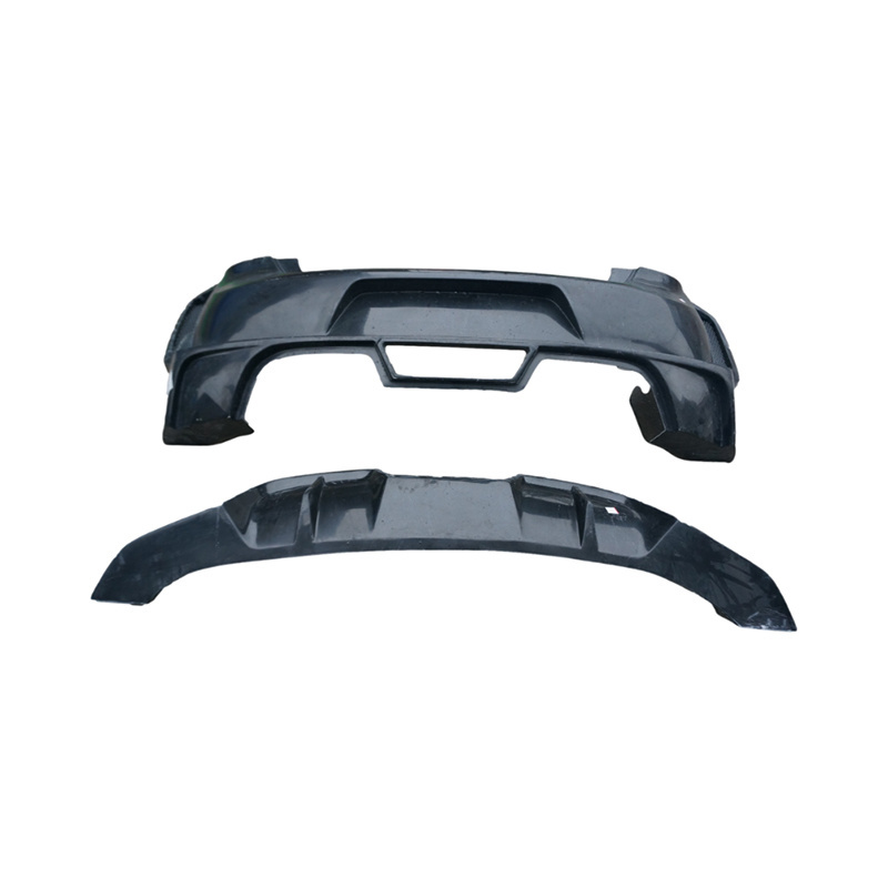Carbon fiber front rear bumper set wide bodykit Rear Diffuser side ...