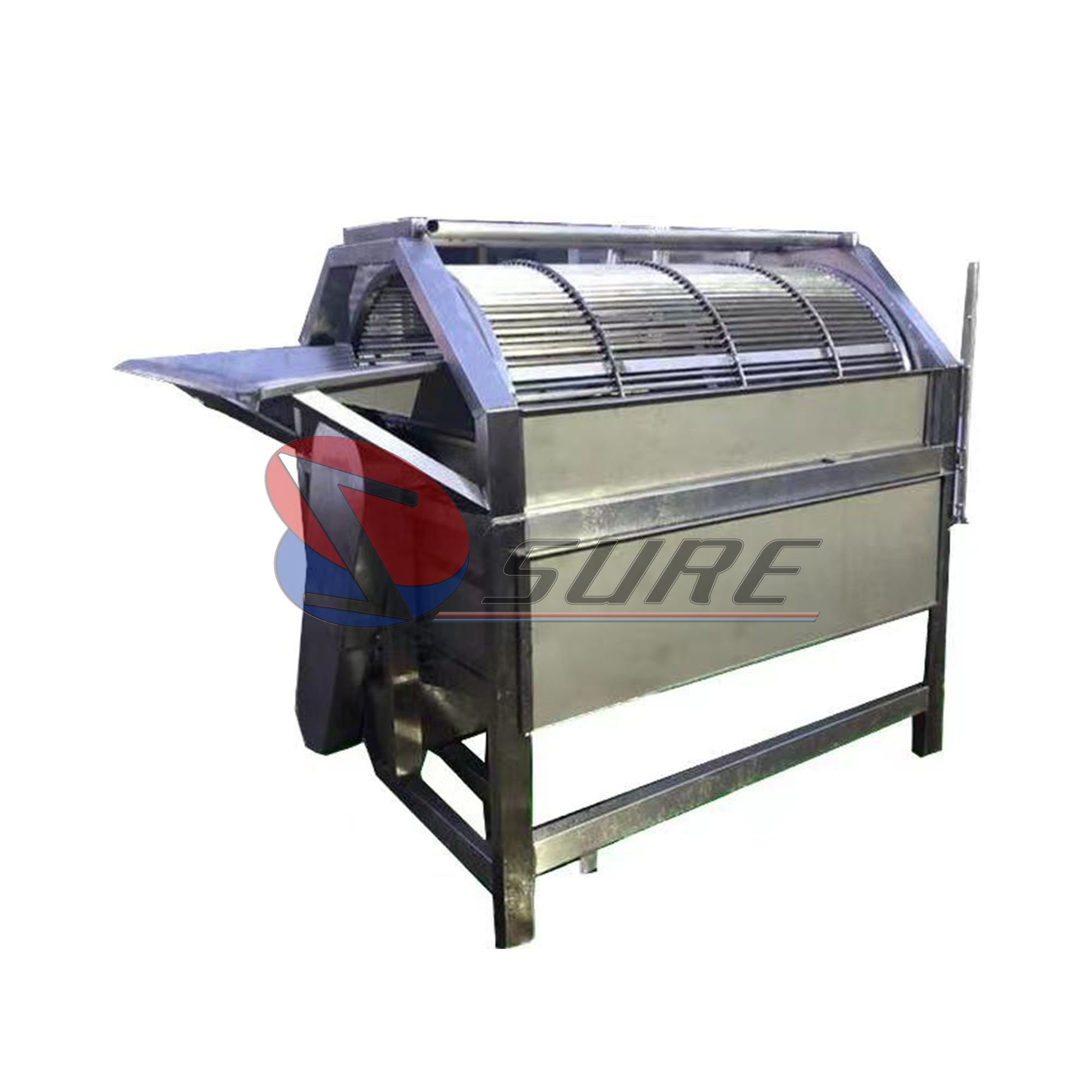 Hot sales low price Rotary Drum Type fishes scalers removable electric ...