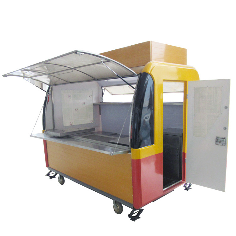 Customized snack cart food truck/electric bike food cart ...