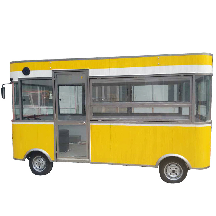 Customized snack cart food truck/electric bike food cart ...