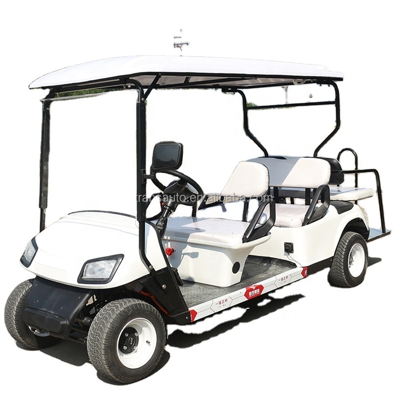 72V 60V Battery 4+2 Golf Buggy 6 Seater Electric Golf Shuttle Cart ...