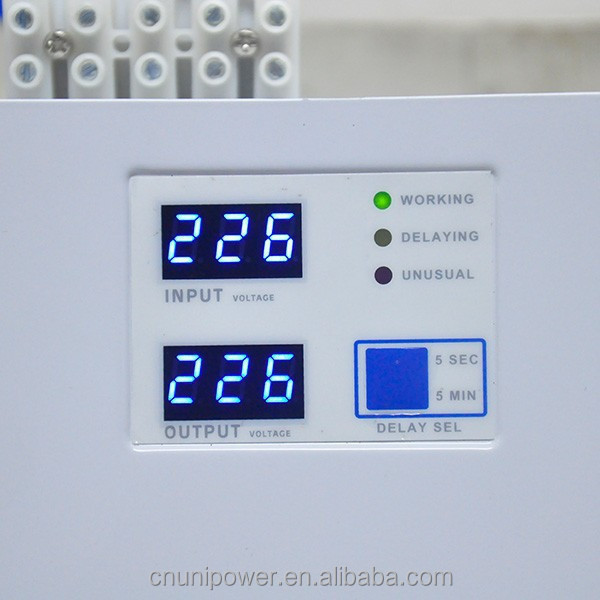 220V 5KVA Electric Home AVR Servo Generator Automatic Voltage ...