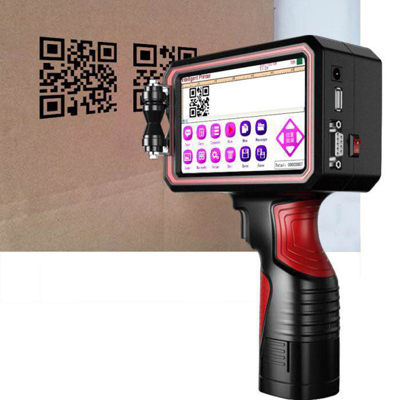 25.4mm character UV Handheld inkjet printer Portable coding machine ...