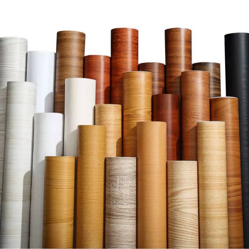 3D Nature Wood Texture Wall sticker Wood Grain Wallpaper for Furniture ...