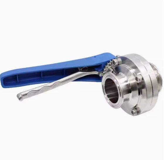 Duck bill quick installation butterfly valve sanitary grade manual ...