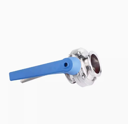 Duck bill quick installation butterfly valve sanitary grade manual ...