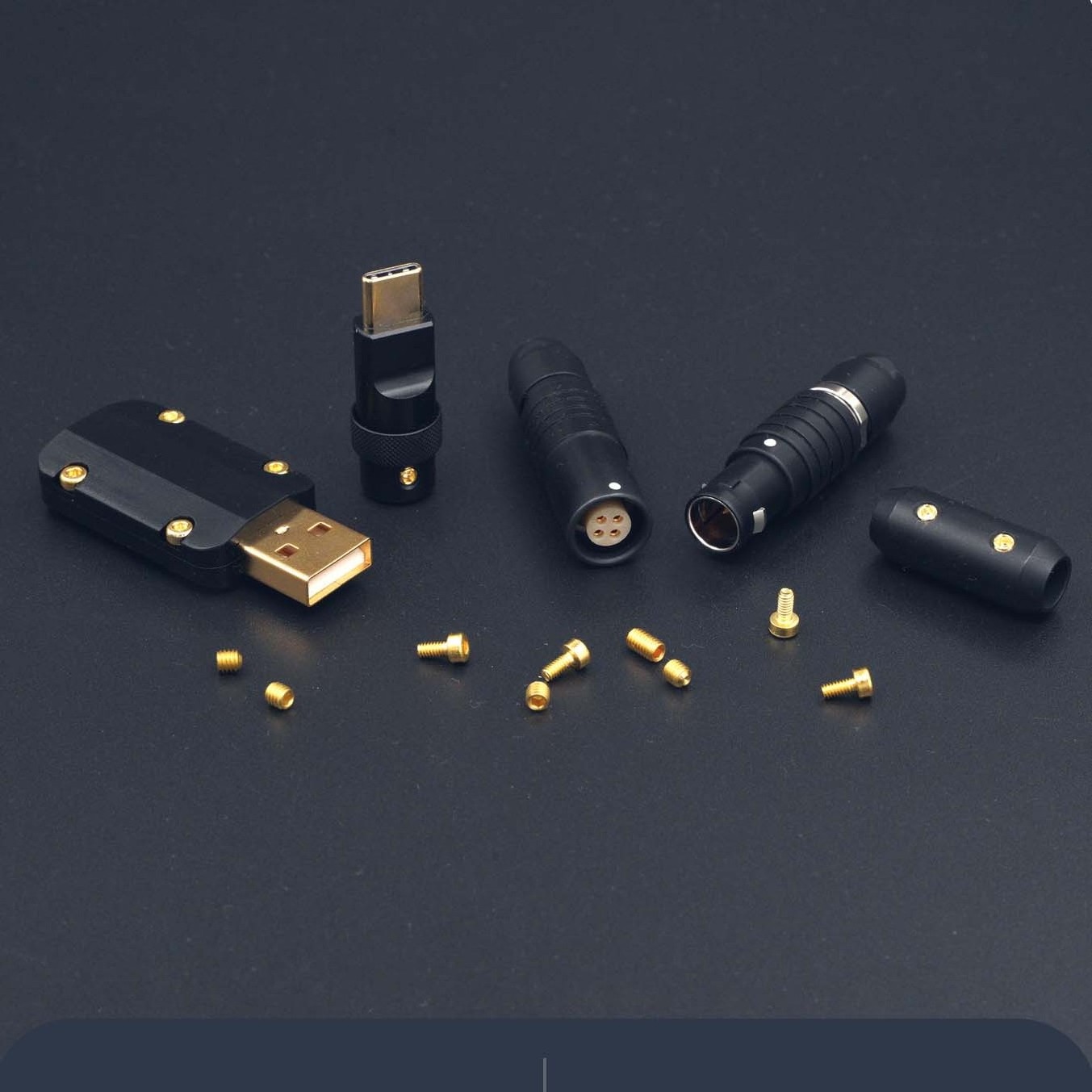 customize colored yc8 aviation connector 4 pin type c aviation cable ...