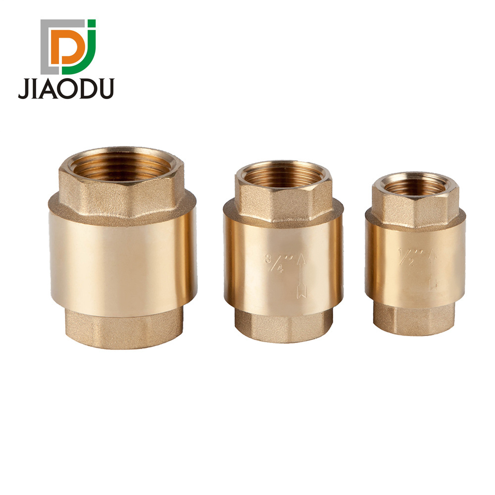 OEM 1/2 3/4 1 11/4 2 Inch NPT Brass Water Vertical Spring Loaded Ball ...