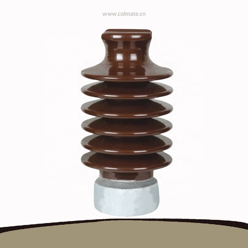 11kV 15kV 22kV High voltage porcelain post insulator ANSI 57-2 ANSI 57-1 ANSI 57-3 ceramic line ...
