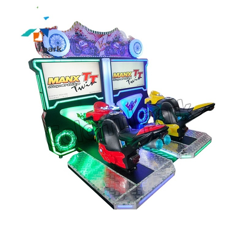 High Quality Double Motorcycle Racing Vr Arcade Game Machine Car Racing ...