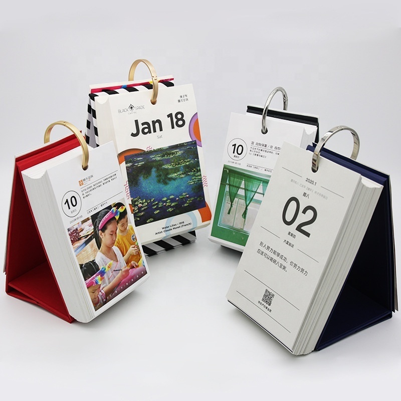 Custom 365 Day Calendars Office Home Perpetual Daily Table Desk Mini ...