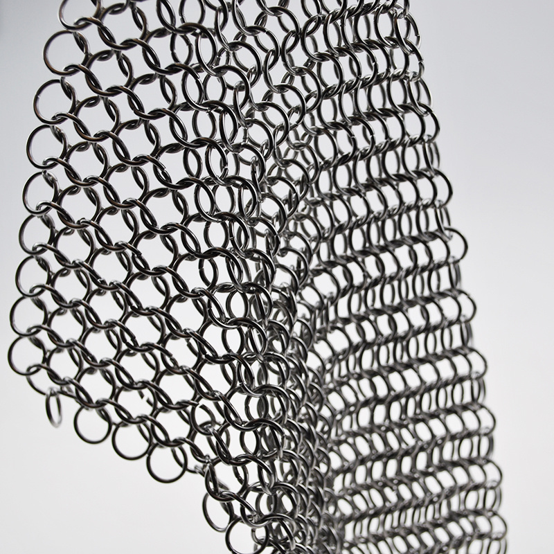 Manufacturer 316 Stainless Steel Chainmail Scrubber Cast Iron Cleaner ...