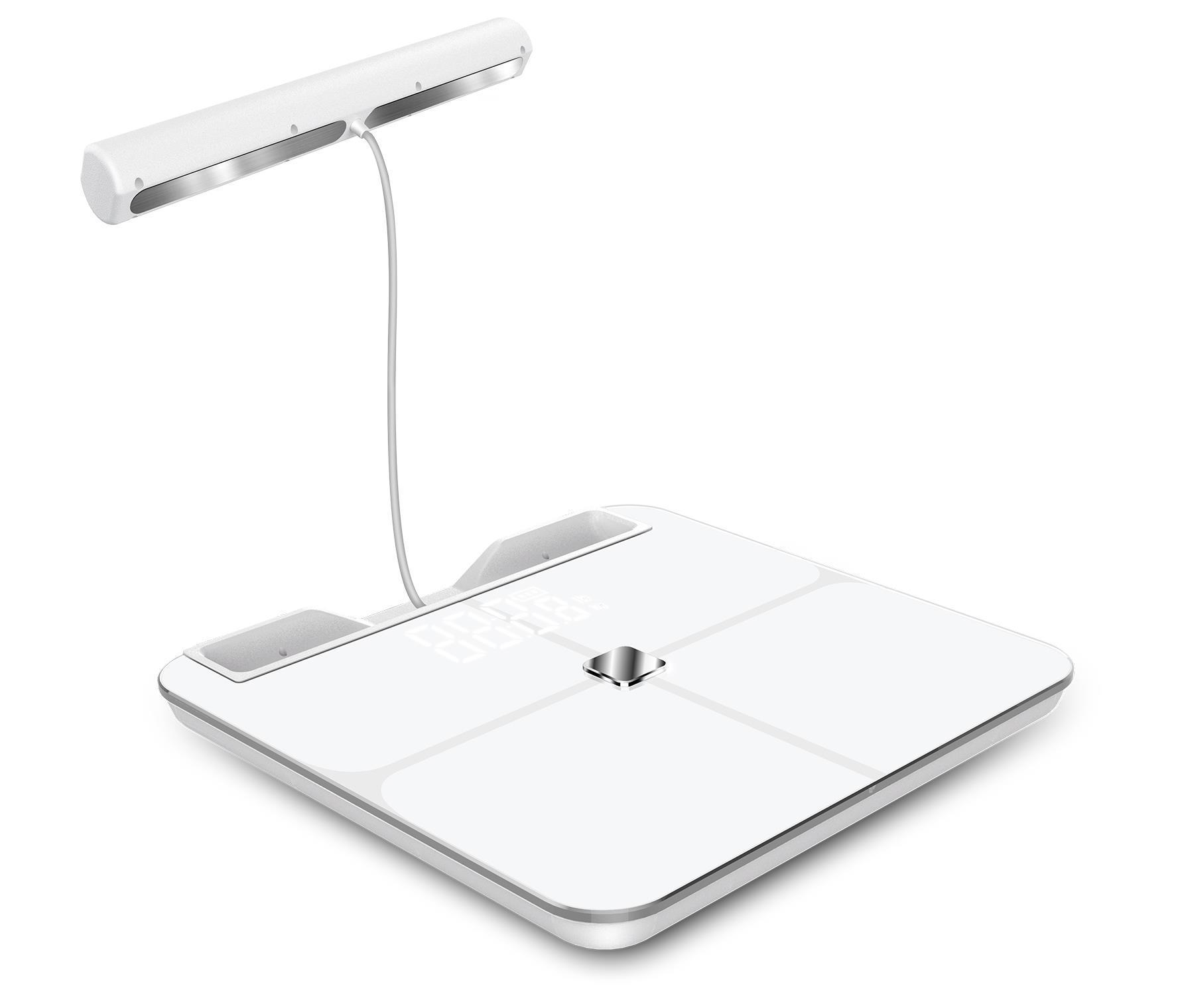 8 Electrode Smart Fat Scale BIA measures body composition Smart Digital ...