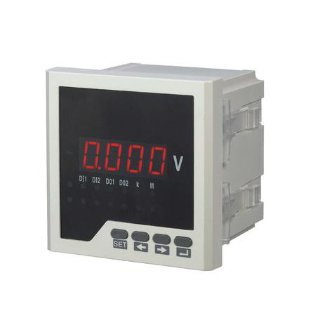 Single Phase Digital Display Panel Ac Dc Led 400v Voltmeter Volt Amp ...
