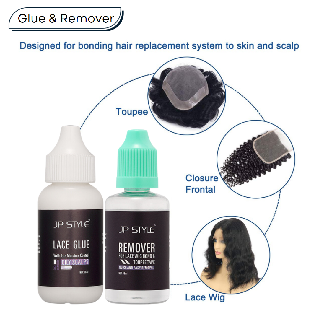 Custom Wig Kit Lace Glue and Wig Band & Edge Scarf Wig Styling Tool Set ...