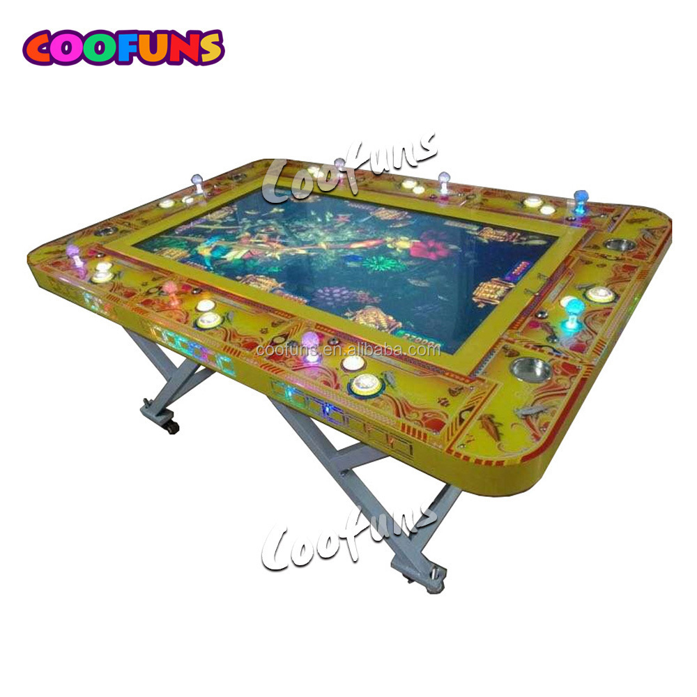 Video Game Machine 10 Player Folding Fishing Cabinet Fish Game Table ...
