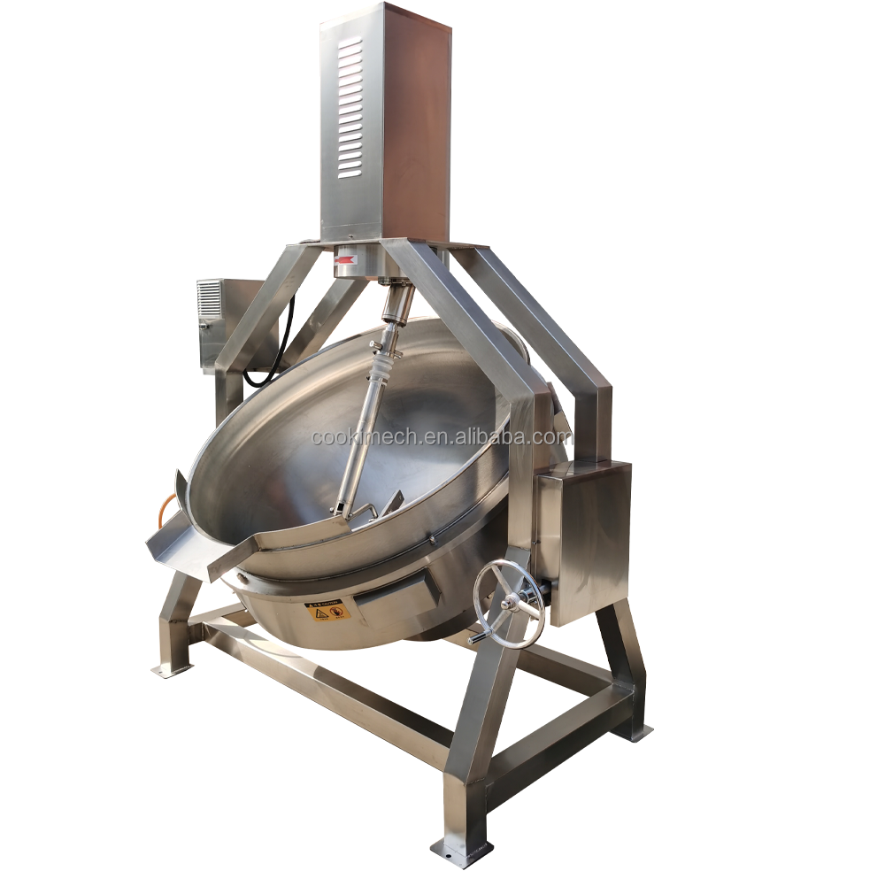 400L Versatile Gas Commercial Planetary Meat Cooking Pot With Mixer ...