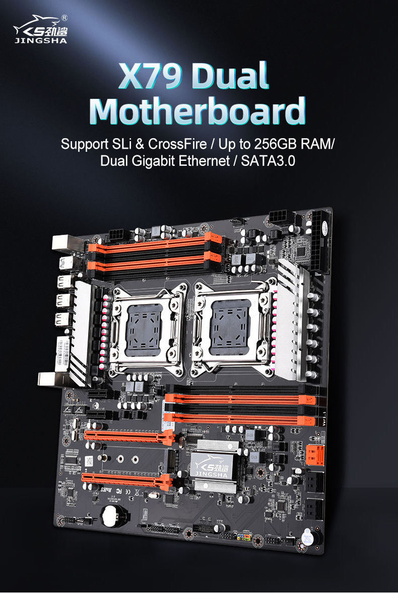 X79 Dual store CPU Motherboard Dual