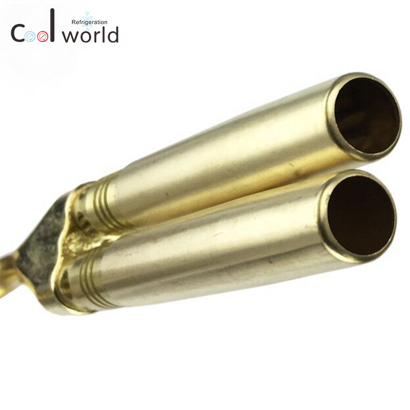High quality copper twin cyclone hand-held outdoor torch butane brazing ...