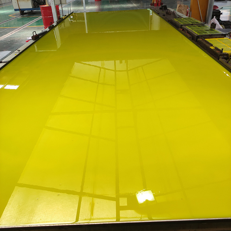 100mm Thick Yellow Transparent Polyurethane PU Plastic Sheet Cutting ...