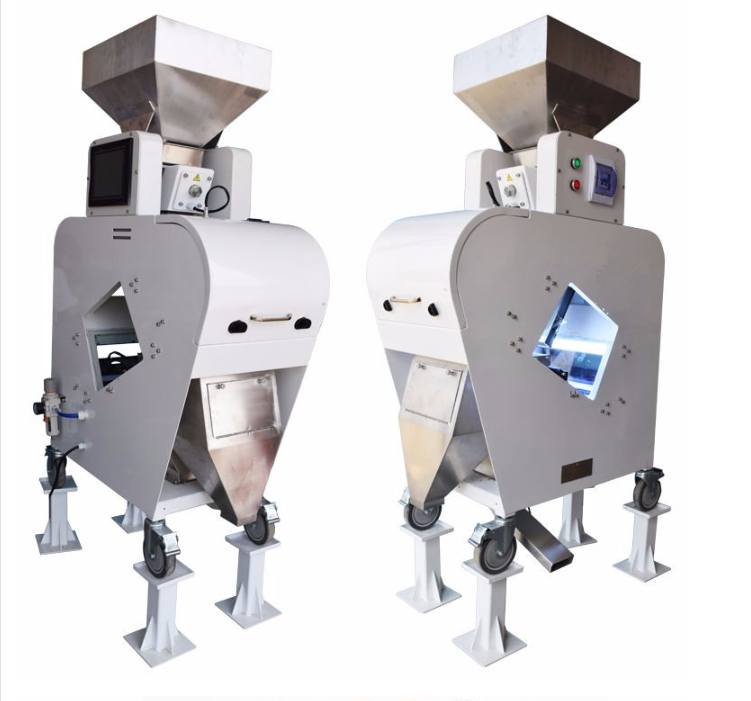 small sorting processing machinery full green coffee bean color sorter ...