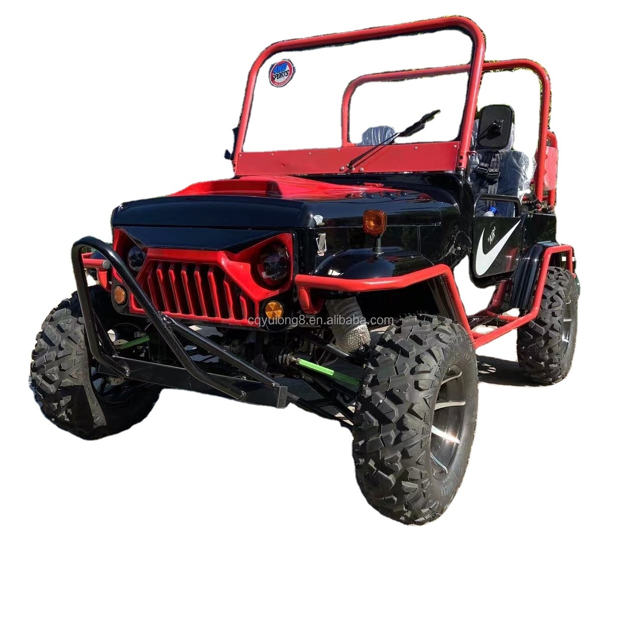 China Hot 300cc UTV Gas Powerd Shaft Drive off road vehicle quad 4x4 4 ...