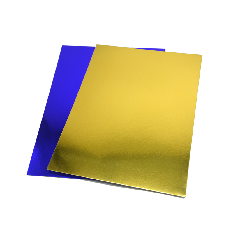 Gold and Silver Metallized Cardstock Metallic Cardboard Paper ...