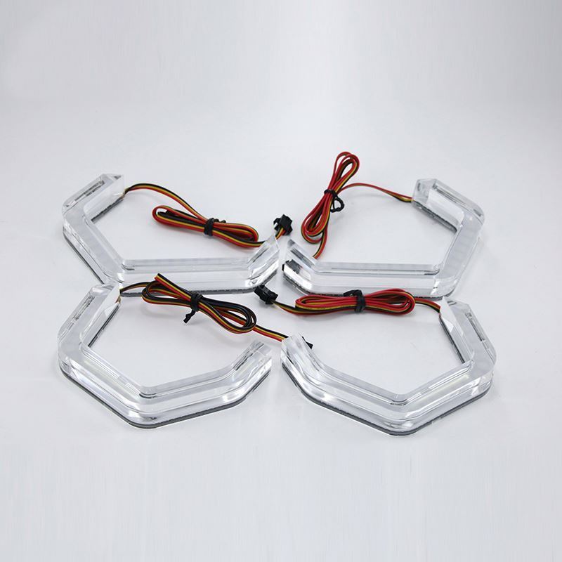 Iconic RGBW Chasing Controller Car DRL lights LED Angel Eyes for BMW ...