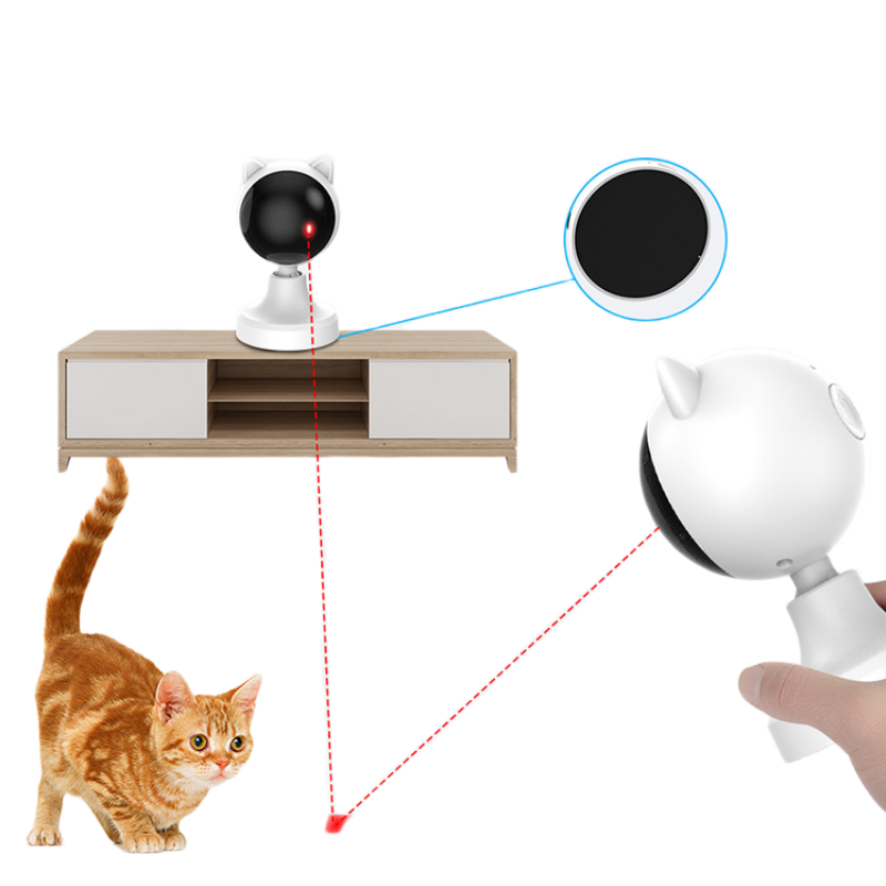 Automatic Cat Laser Toy Catch Training Cat Toy Interactive Cat Laser ...