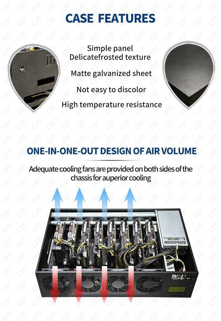 New products used at home 4u rackmount server case 2000w 2500w psu gpu ...