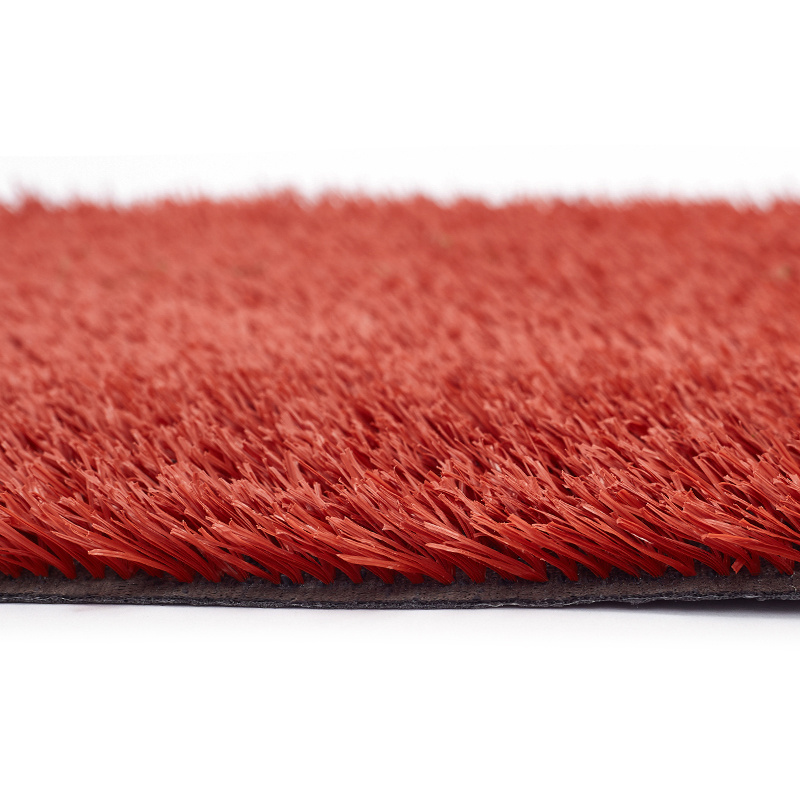25mm height infill sand granule red artificial grass for track using ...