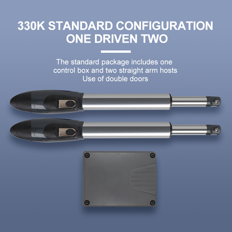 Dual Piston Drive Electric Door Closer Heavy Duty WIFI Remote Automatic ...